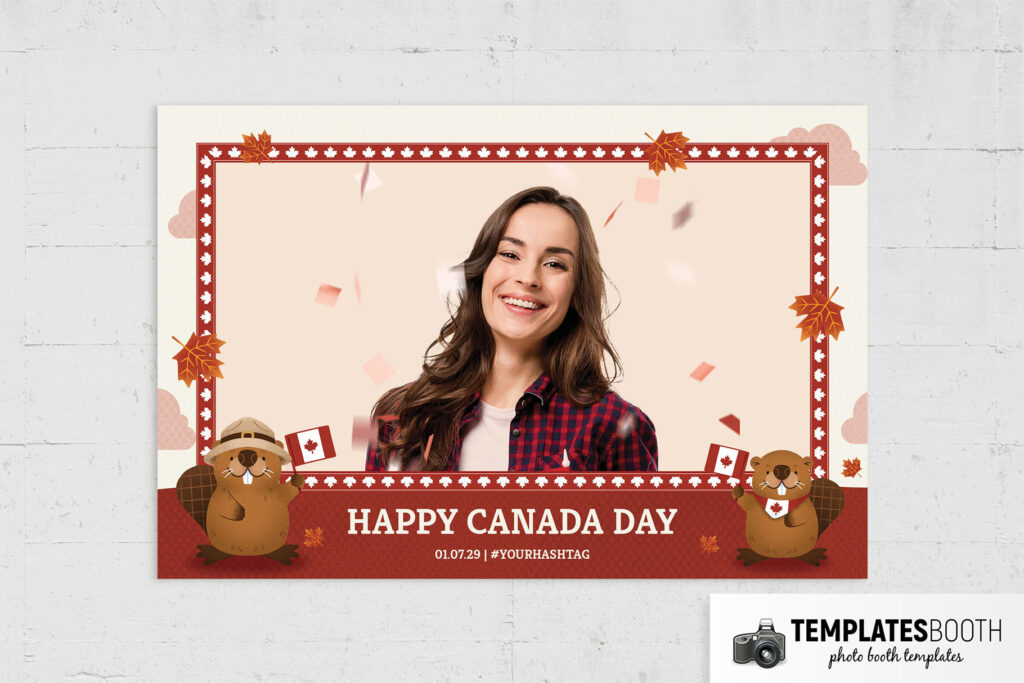 Canada Day Photo Booth Template V2 - TemplatesBooth