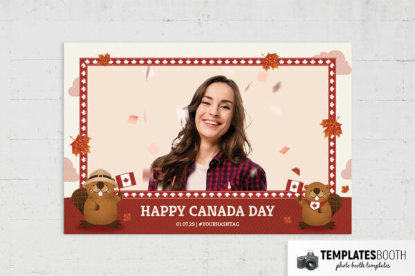Canada Day Photo Booth Template V2 - TemplatesBooth