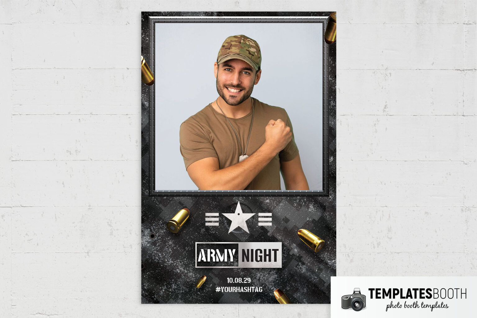 Military / Army Photo Booth Template - TemplatesBooth