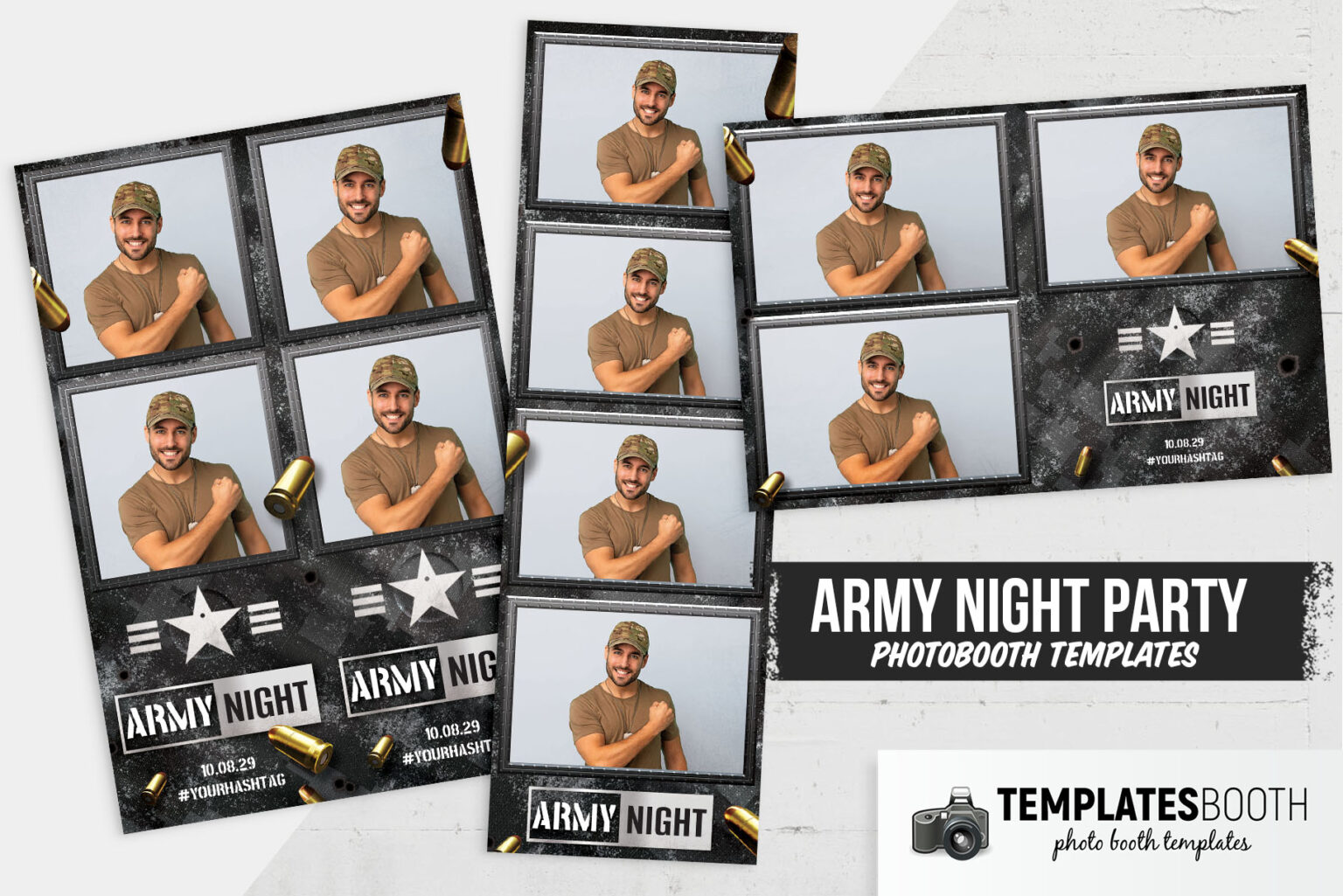 Military Photo Booth Templates - TemplatesBooth
