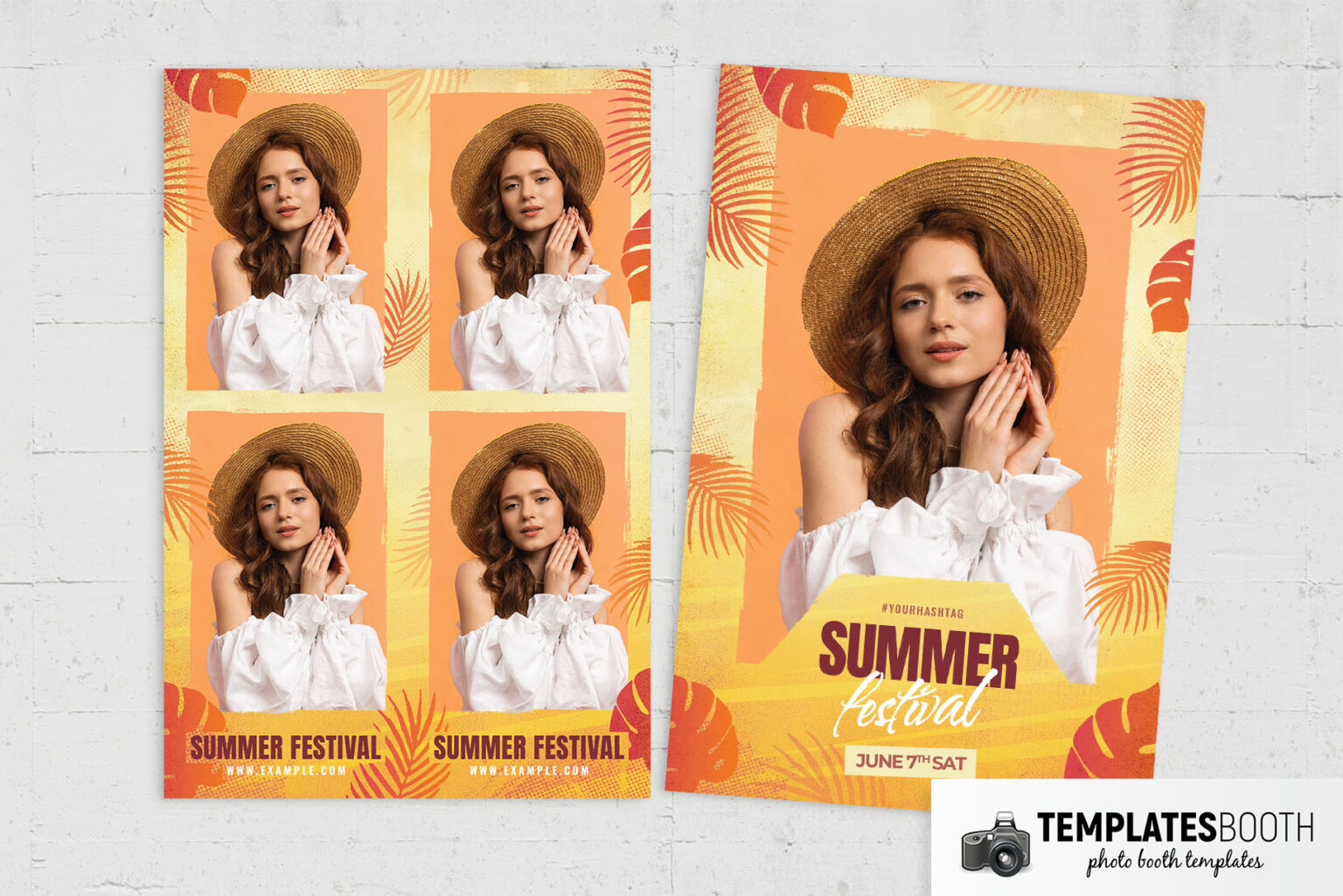 Summer Festival Photo Booth Template - TemplatesBooth