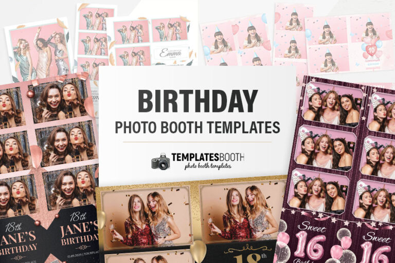 Birthday Photo Booth Templates - TemplatesBooth