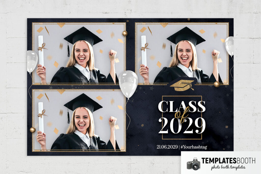 Graduation Photo Booth Template - TemplatesBooth