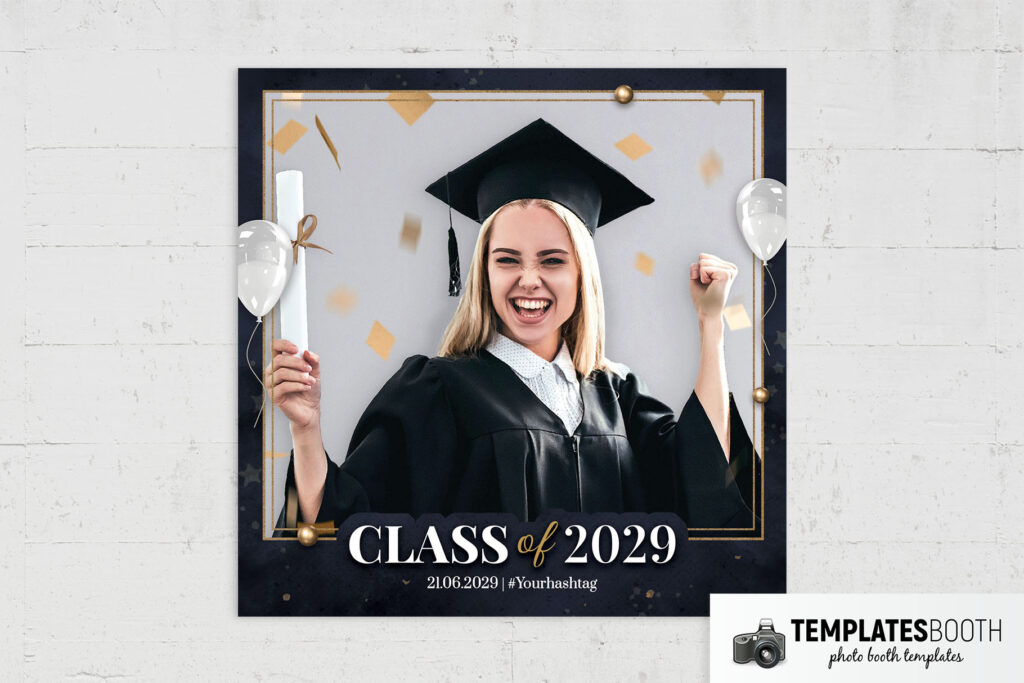 Graduation Photo Booth Template - TemplatesBooth