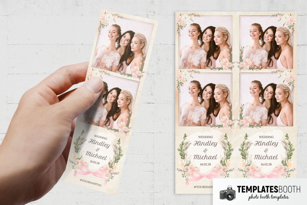 Rustic Elegance Photo Booth Template - TemplatesBooth