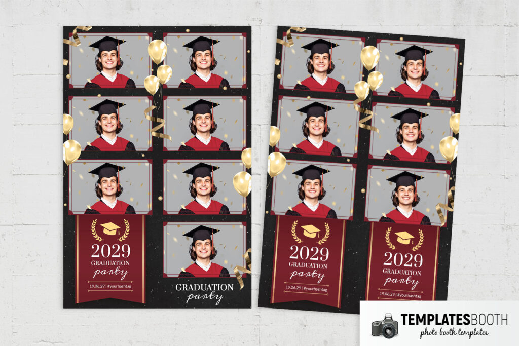 Graduation Party Photo Booth Template - TemplatesBooth