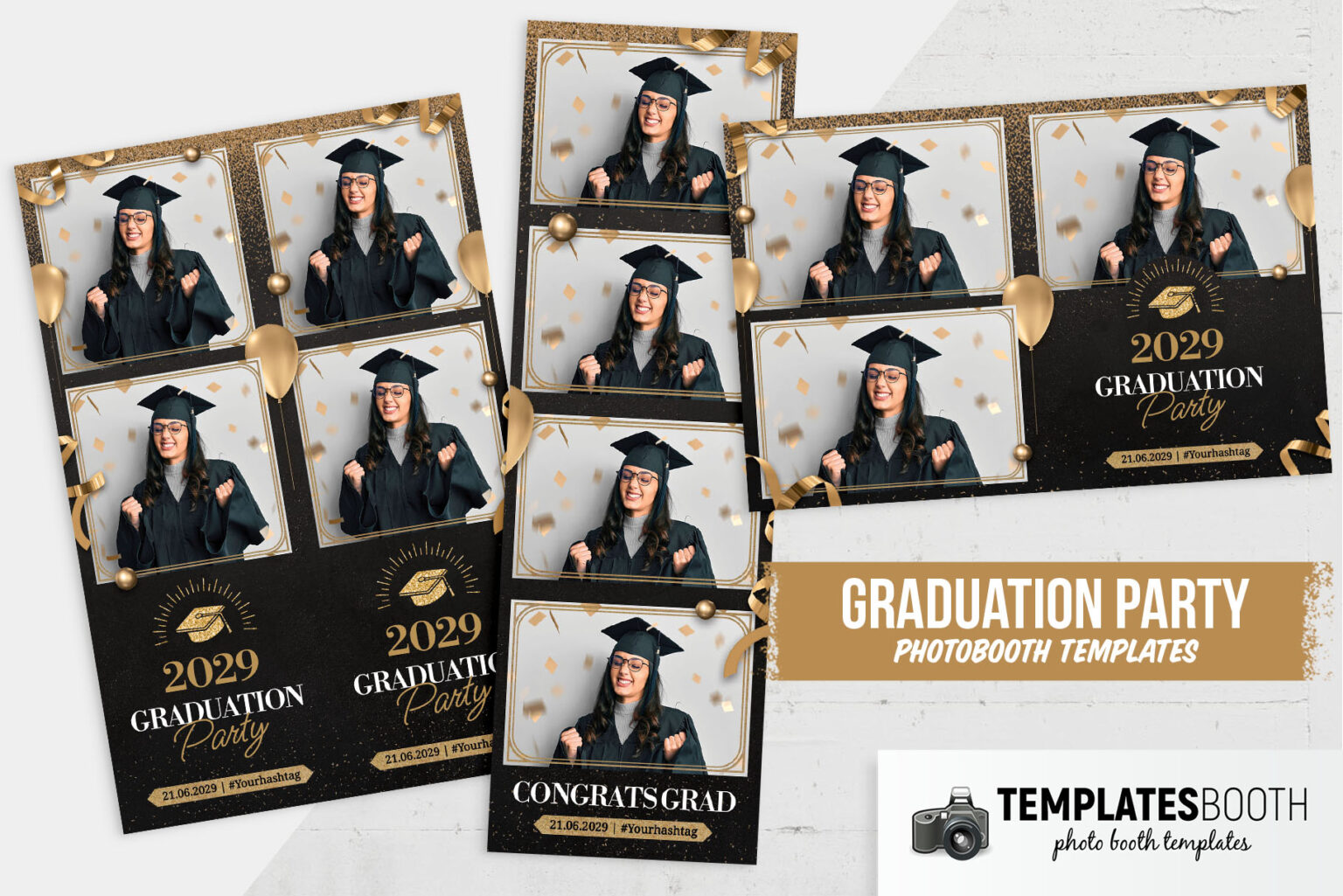 Graduation Photo Booth Templates - TemplatesBooth