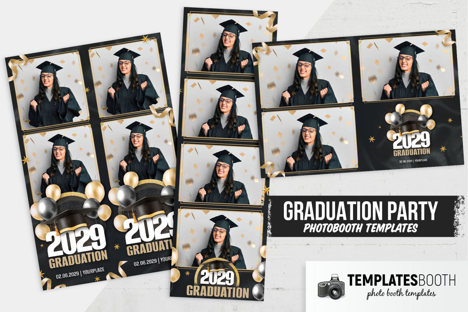 Graduation Photo Booth Templates - TemplatesBooth