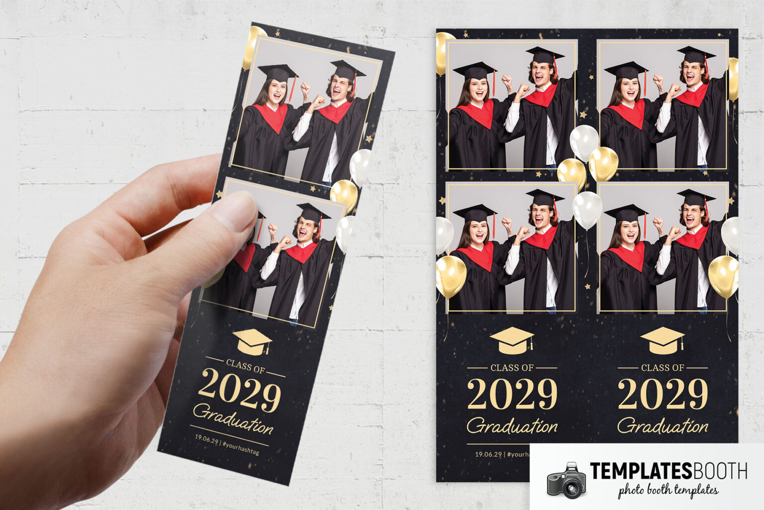Graduation Photo Booth Template - TemplatesBooth