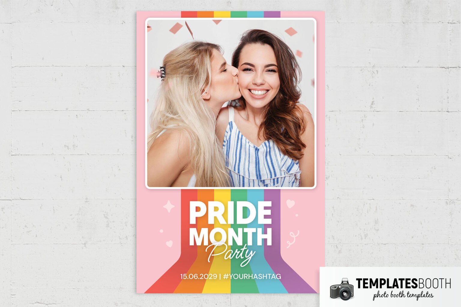 Pride Month Photo Booth Template - TemplatesBooth
