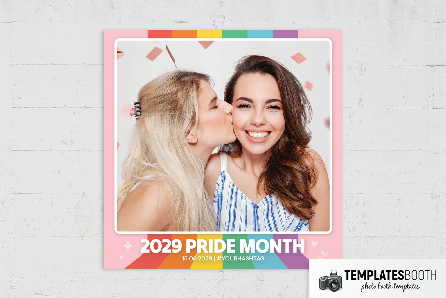 Pride Month Photo Booth Template - TemplatesBooth