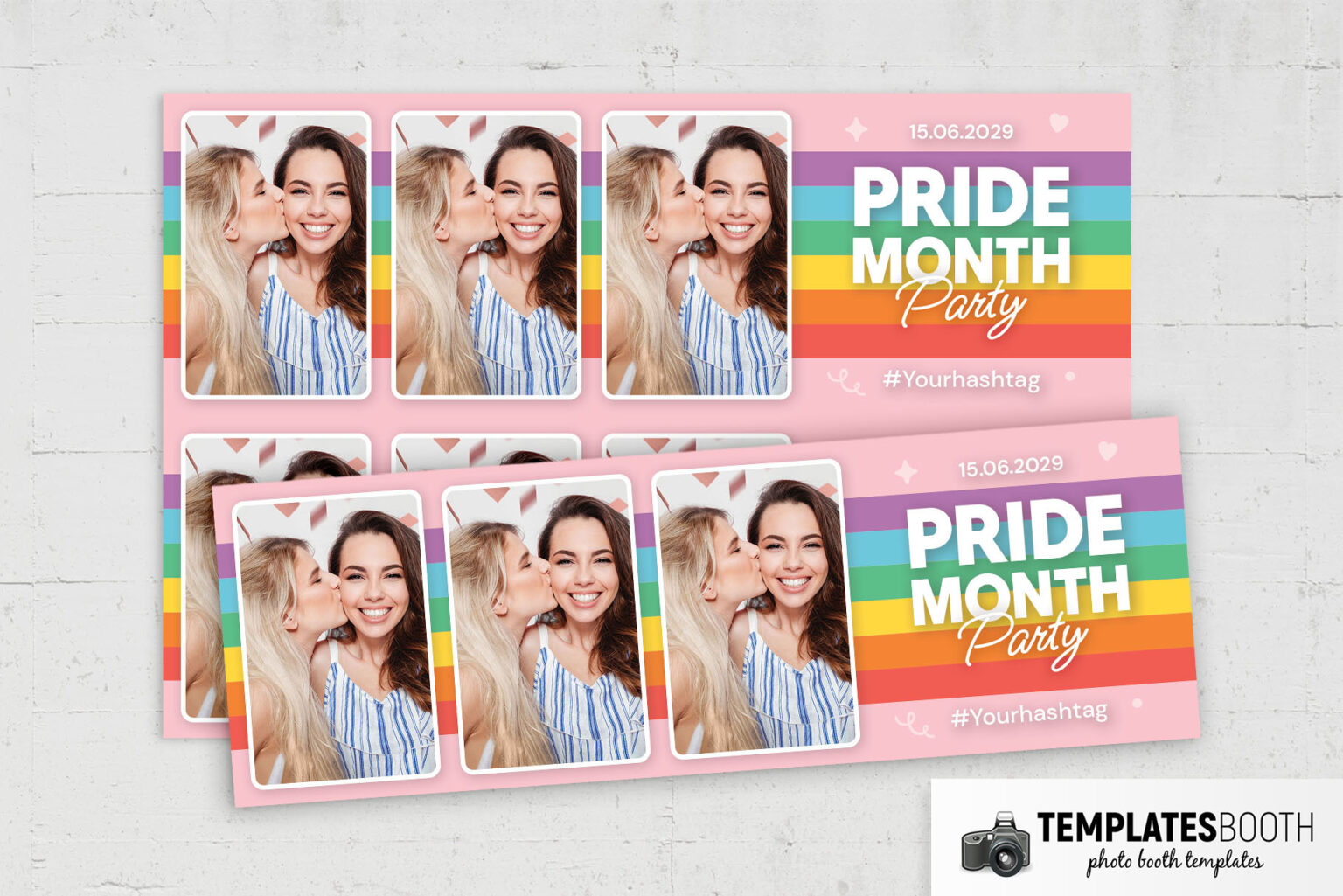 Pride Month Photo Booth Template - TemplatesBooth