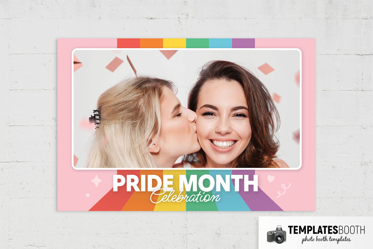 Pride Month Photo Booth Template - TemplatesBooth