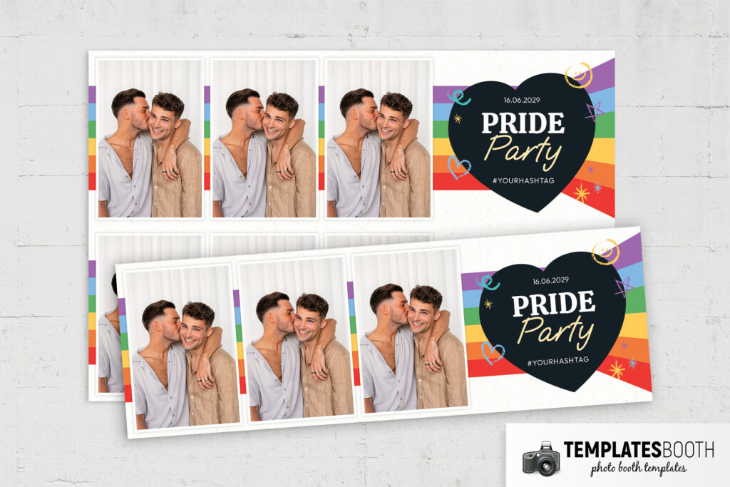 LGBT Pride Party Photo Booth Template - TemplatesBooth