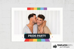 LGBT Pride Party Photo Booth Template - TemplatesBooth