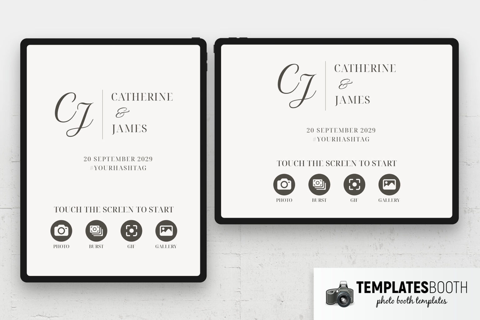 Harmony Type Photo Booth Template - TemplatesBooth