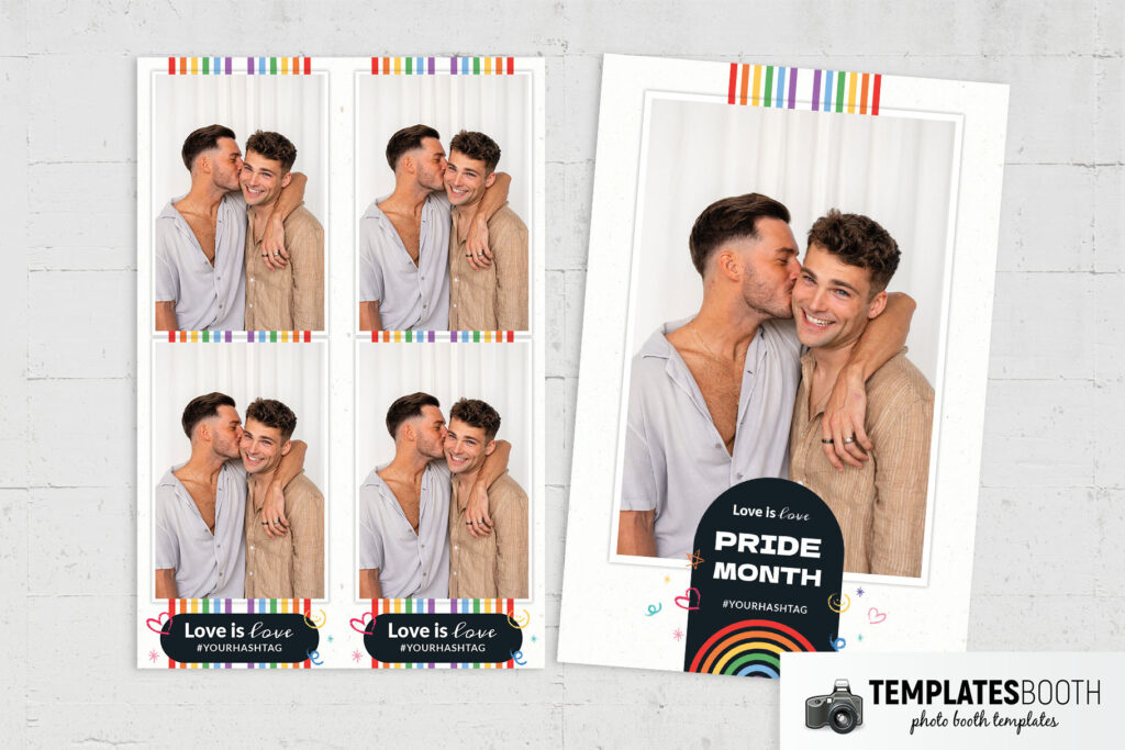 Simple LGBT Photo Booth Template - TemplatesBooth