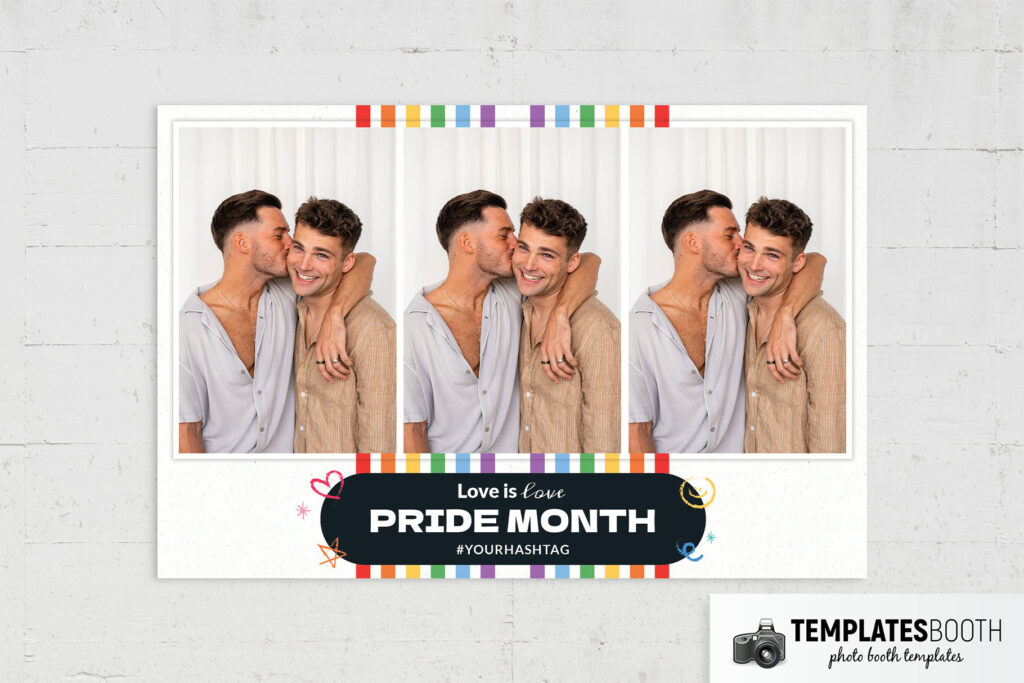 Simple LGBT Photo Booth Template - TemplatesBooth