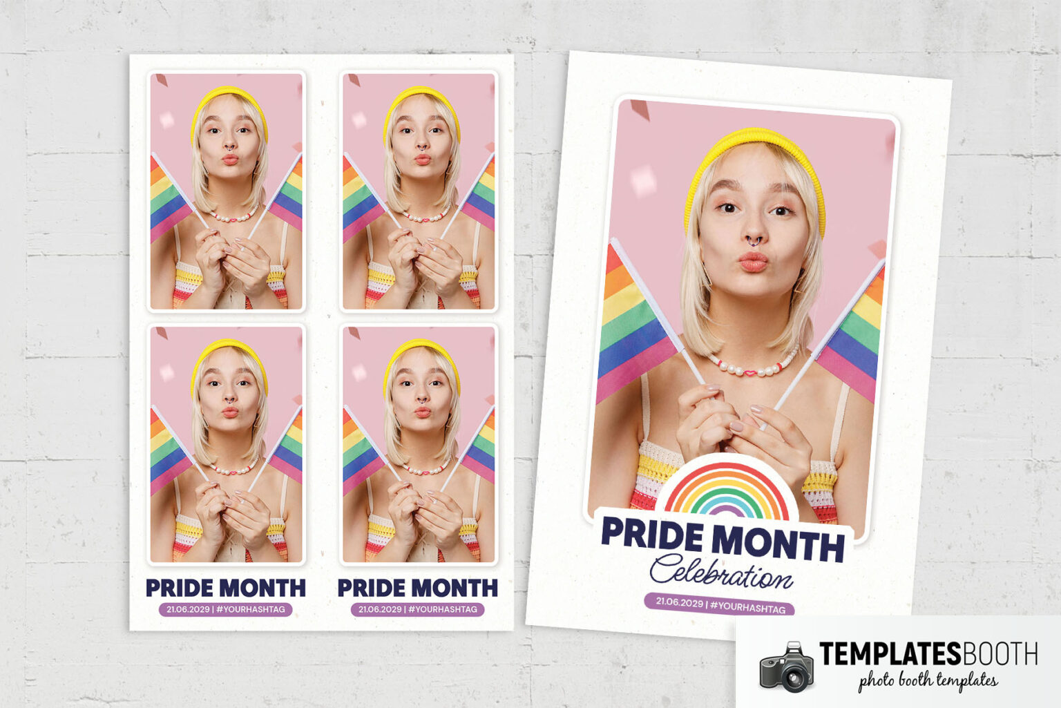 Simple LGBT Photo Booth Template - TemplatesBooth