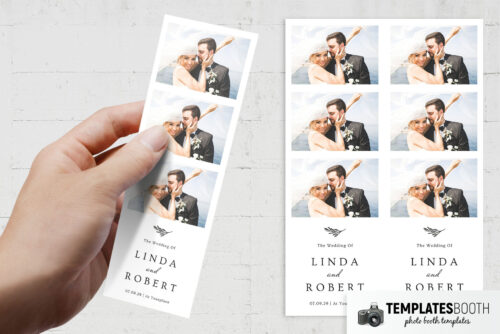 Simple Minimalist Photo Booth Template - TemplatesBooth