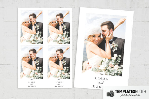 Simple Minimalist Photo Booth Template - TemplatesBooth