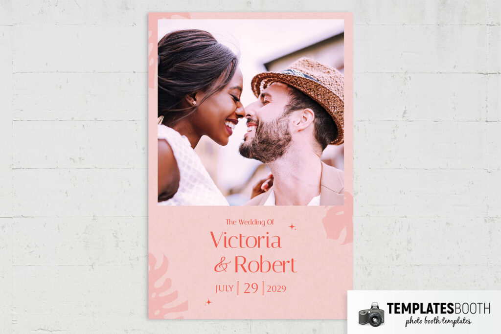 Simple Pink Photo Booth Template - TemplatesBooth