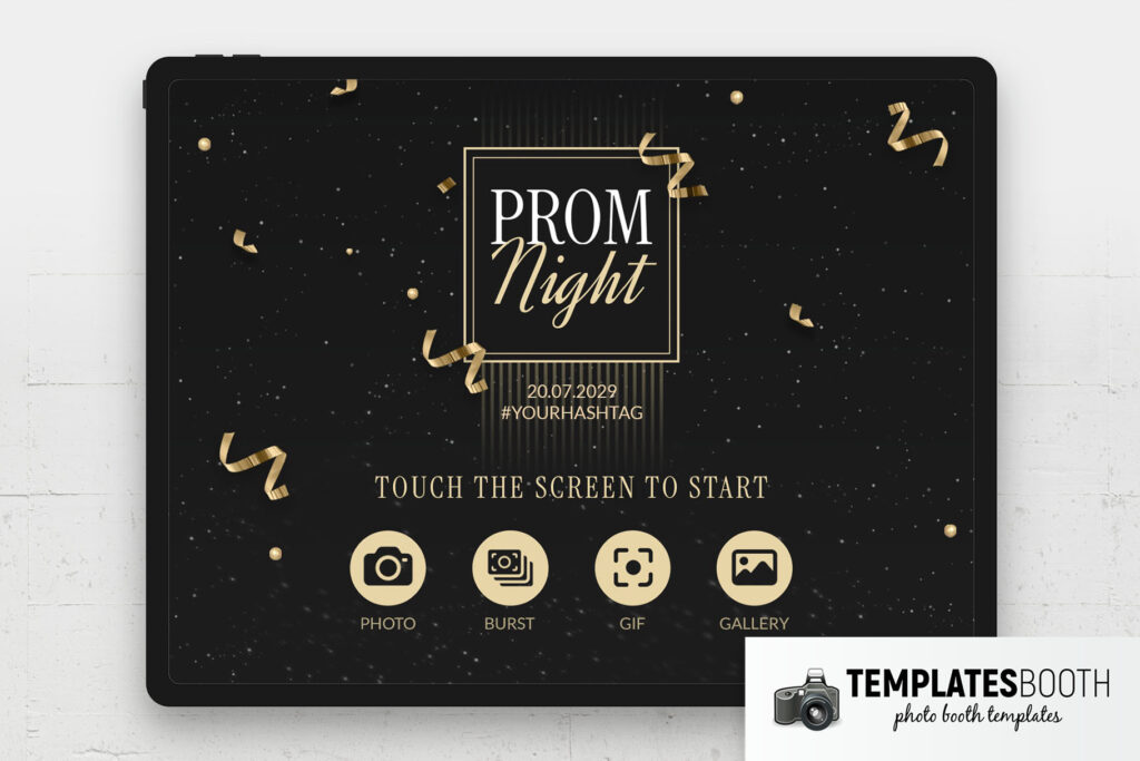 Prom Night Photo Booth Template - TemplatesBooth