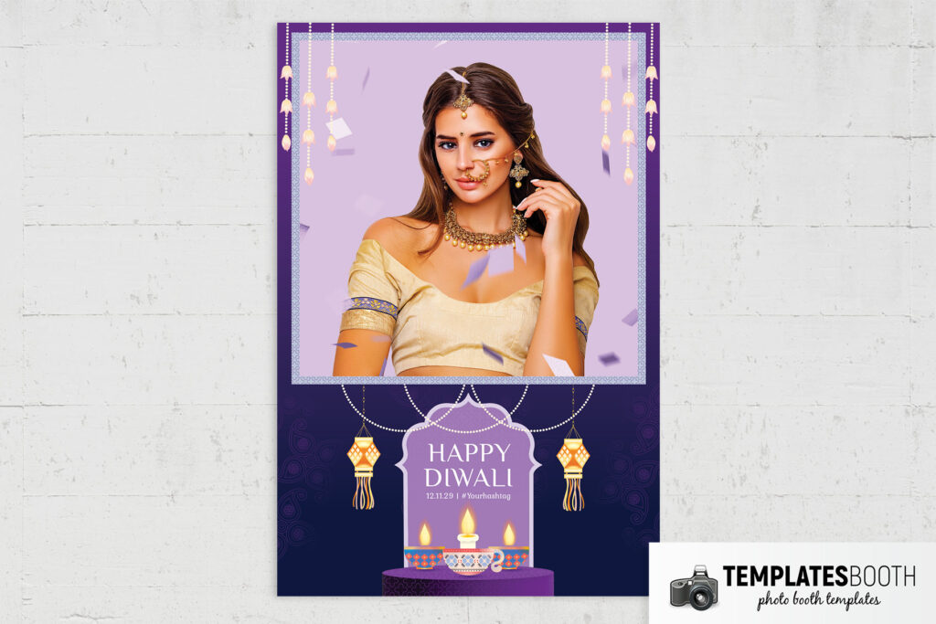 Diwali Festival Photo Booth Template - TemplatesBooth