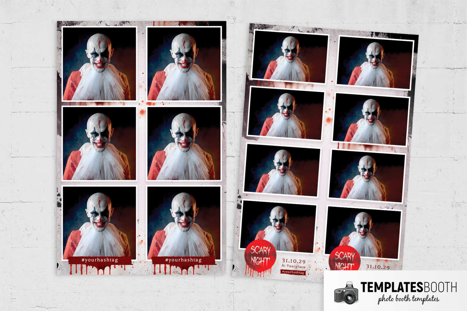 Halloween Scary Night Photo Booth Template - TemplatesBooth