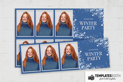 Free Winter Party Photo Booth Template - TemplatesBooth