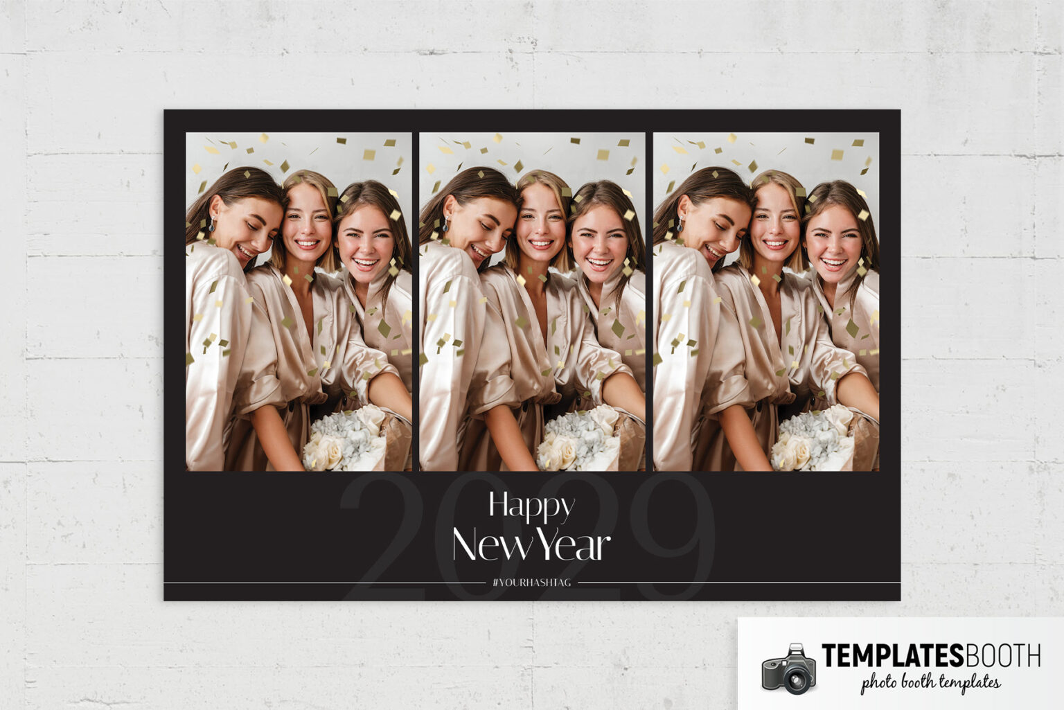 New Year's Eve Gala Photo Booth Template - TemplatesBooth