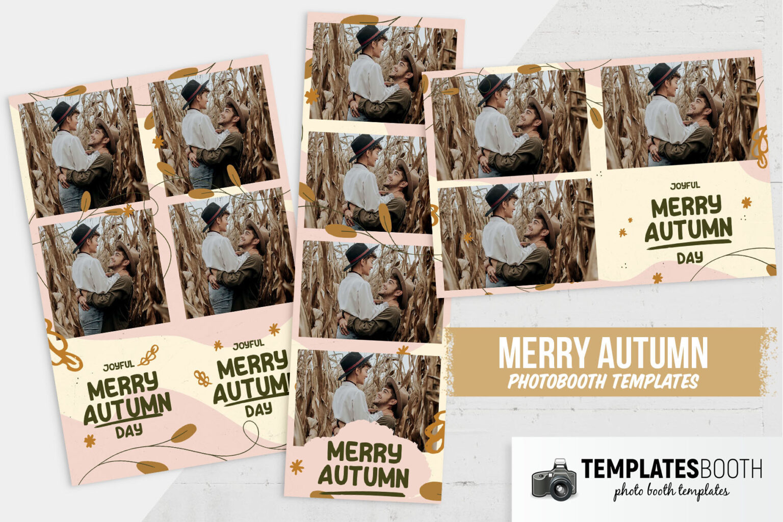 Autumn & Fall Photo Booth Templates - TemplatesBooth
