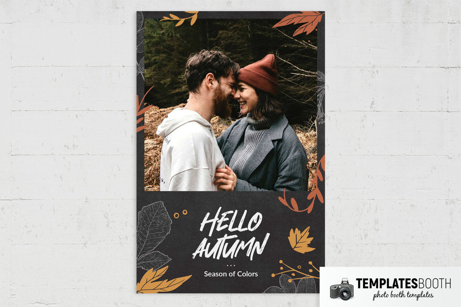 Hello Autumn Free Photo Booth Template - TemplatesBooth