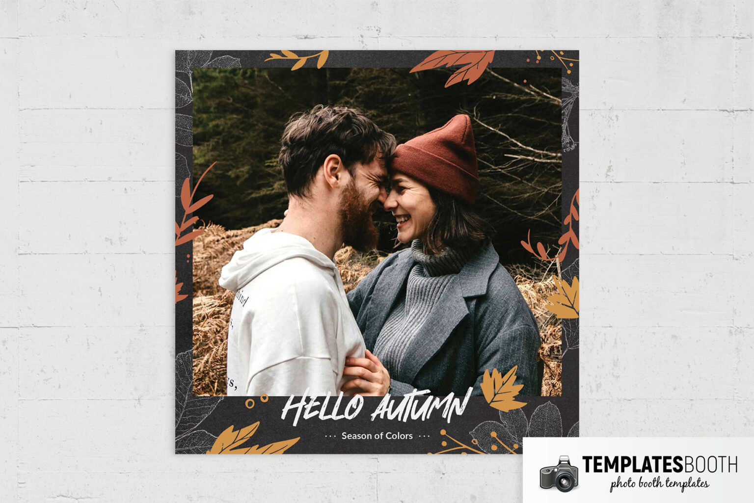Hello Autumn Free Photo Booth Template - TemplatesBooth