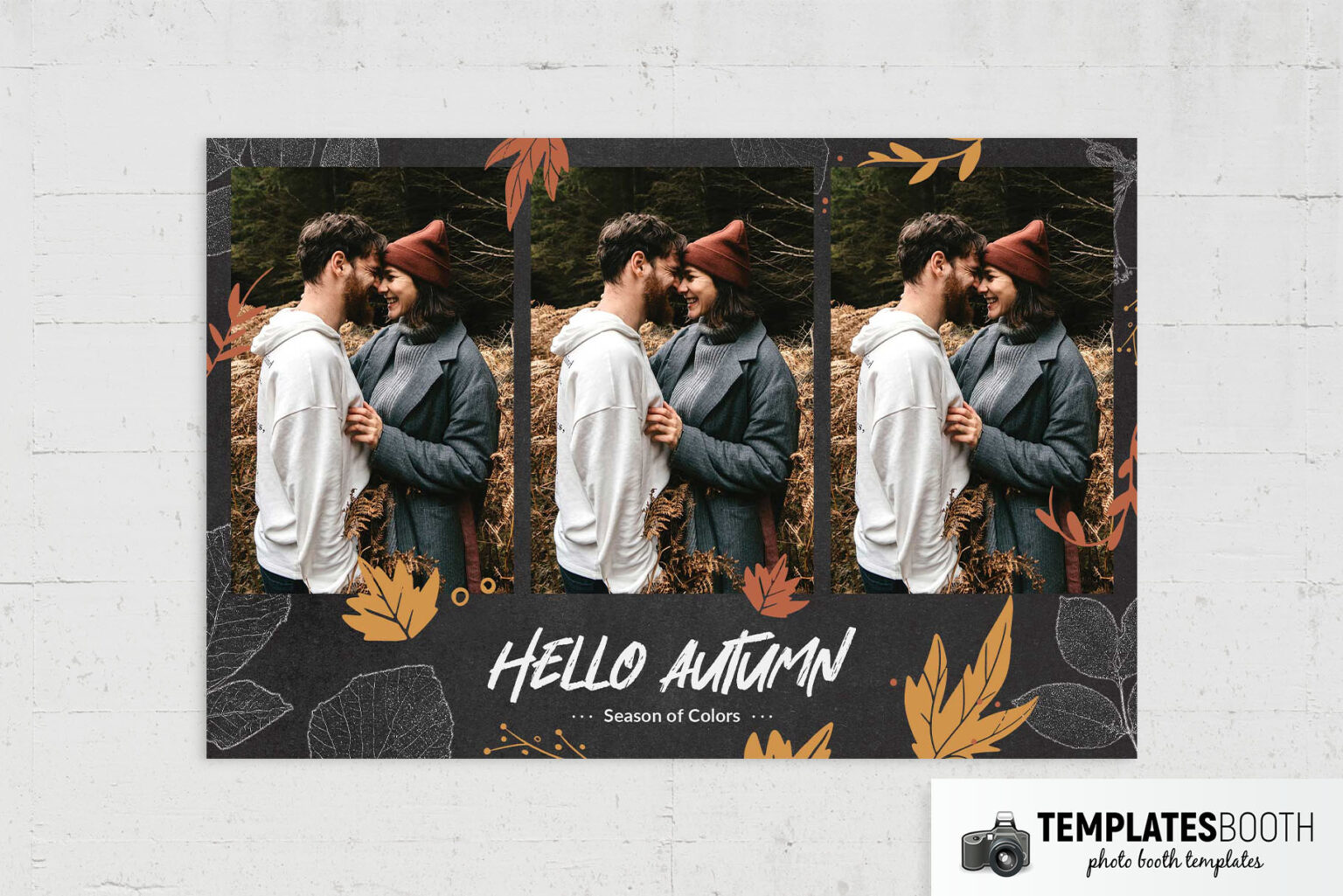 Hello Autumn Free Photo Booth Template - TemplatesBooth