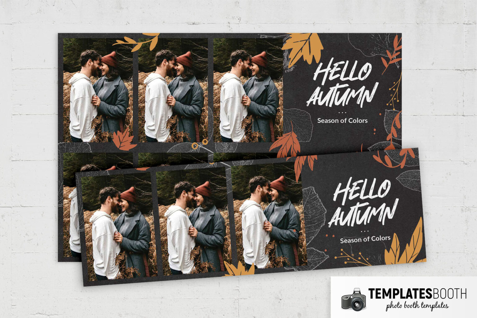 Hello Autumn Free Photo Booth Template - TemplatesBooth