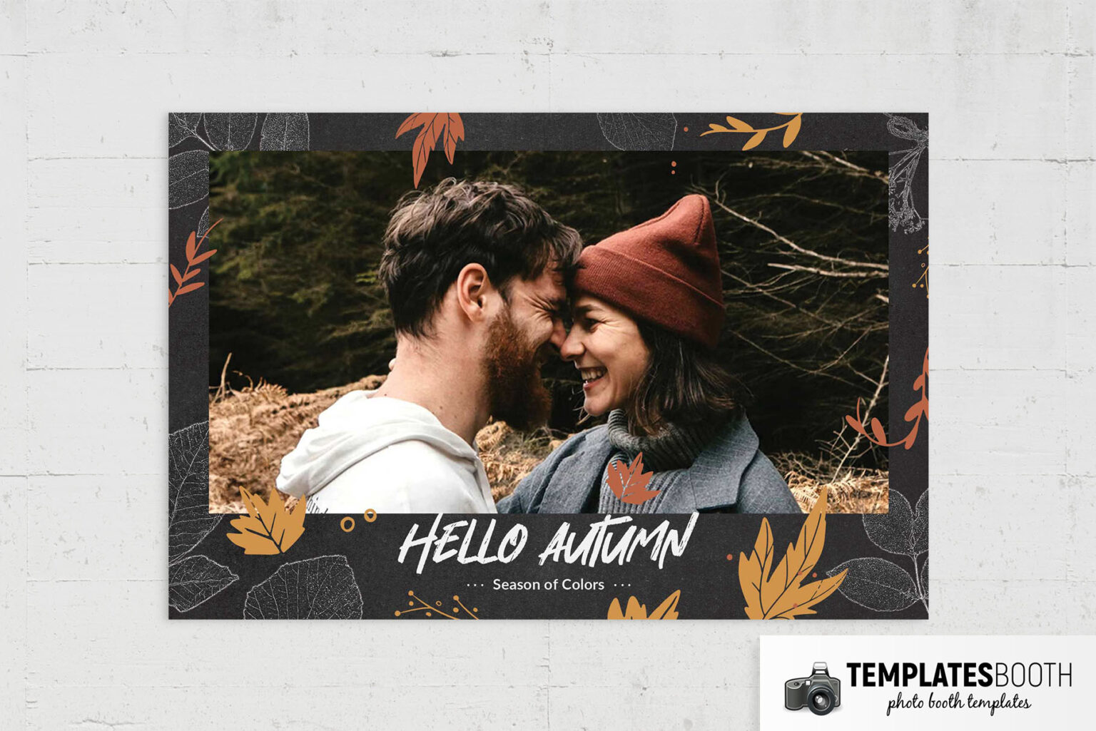 Hello Autumn Free Photo Booth Template - TemplatesBooth