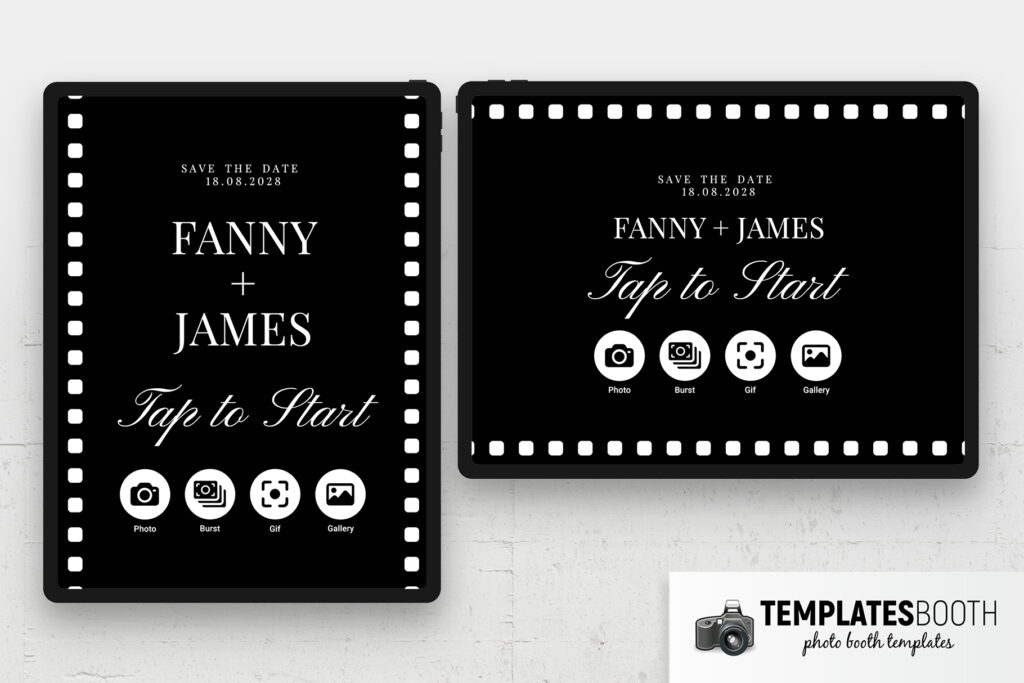Film Strip Photo Booth Template - TemplatesBooth