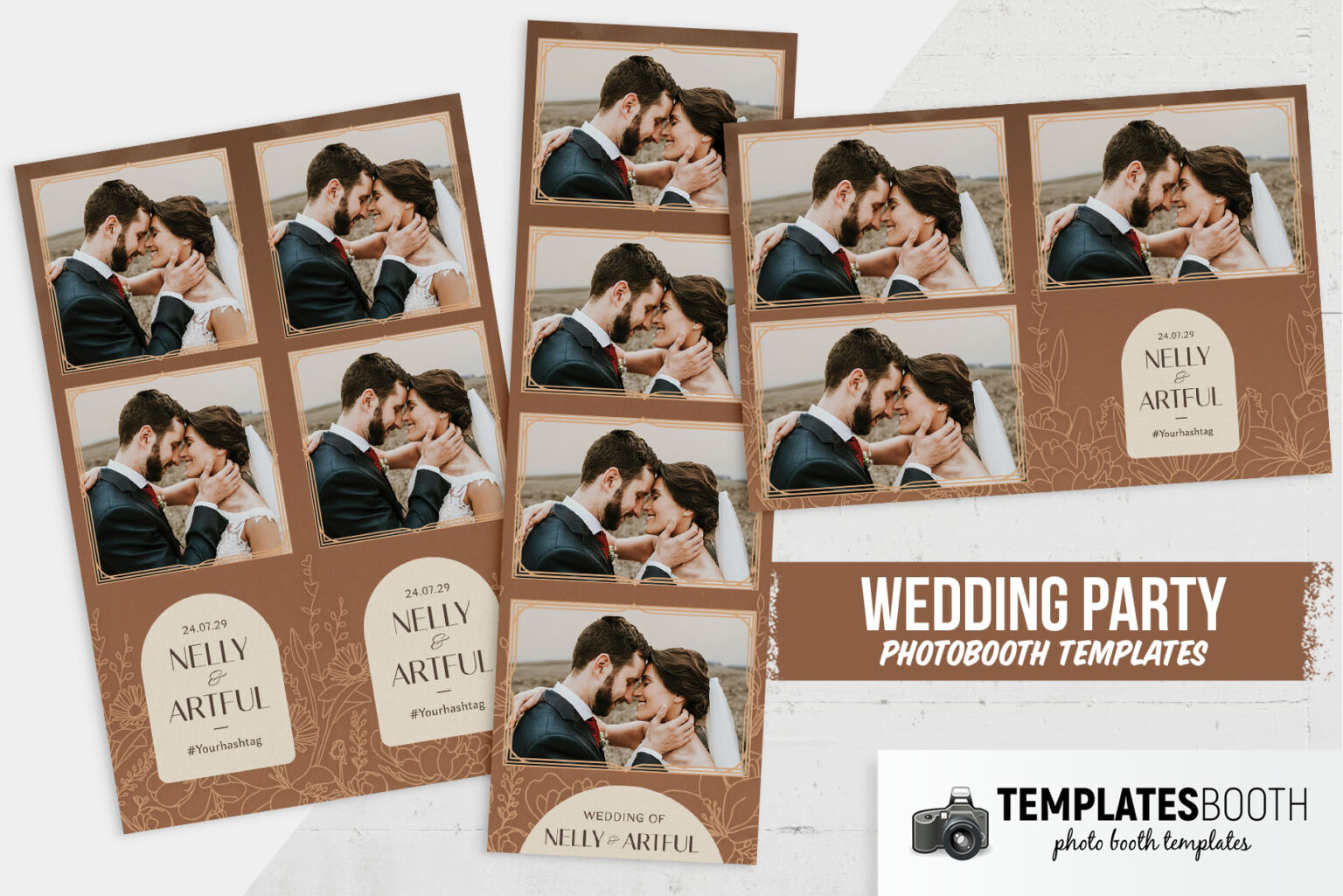 Free Art Deco Photo Booth Template - TemplatesBooth