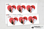 Valentines Heart Photo Booth Template - TemplatesBooth