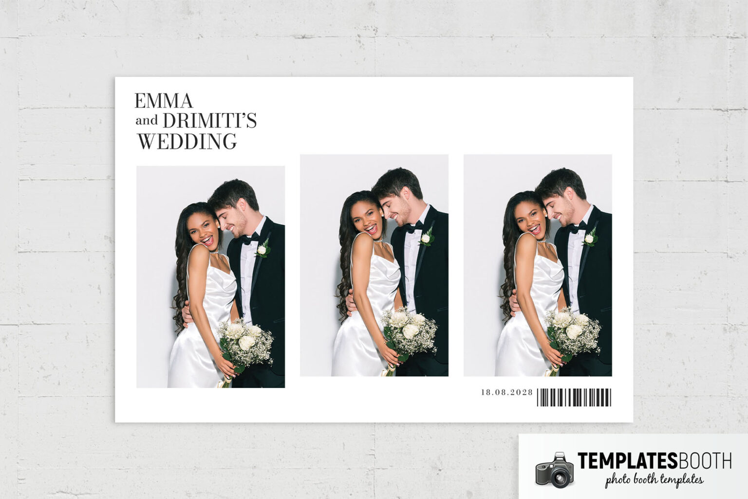 Wedding Magazine Photo Booth Template - TemplatesBooth