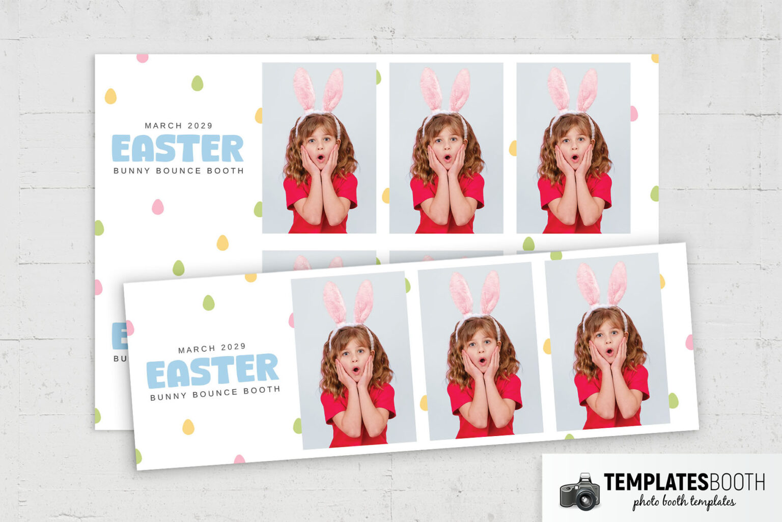 Cute Simple Easter Photo Booth Template - TemplatesBooth