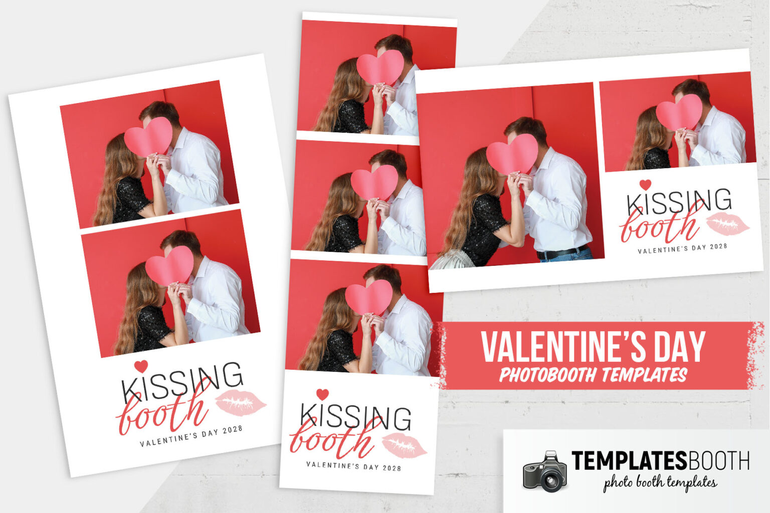 Valentines Day Photo Booth Templates - TemplatesBooth