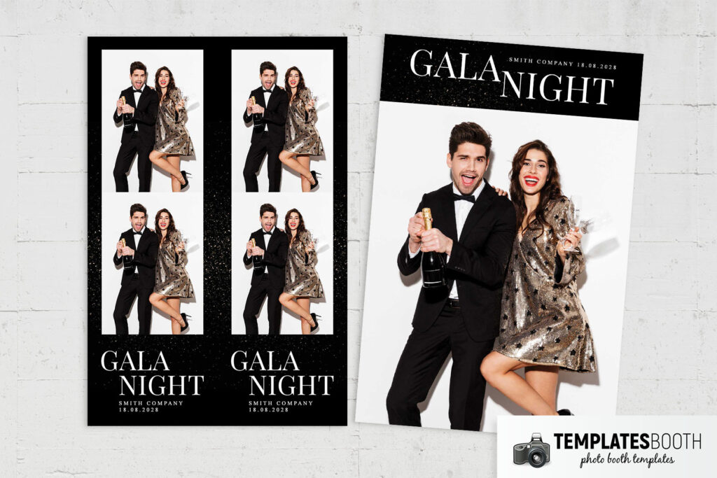 Gala Night Photo Booth Template - TemplatesBooth