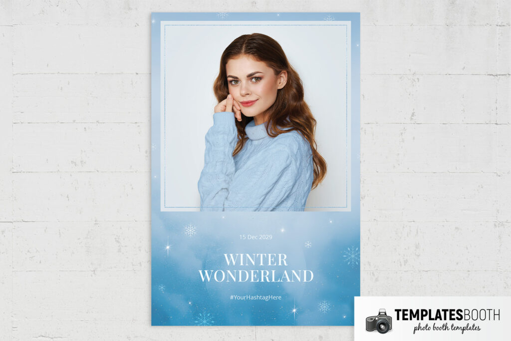 Winter Wonderland Photo Booth Template - TemplatesBooth