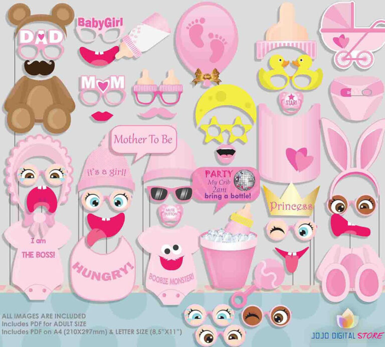 Top 10 Best Baby Shower Photo Booth Props for Cute Baby Parties