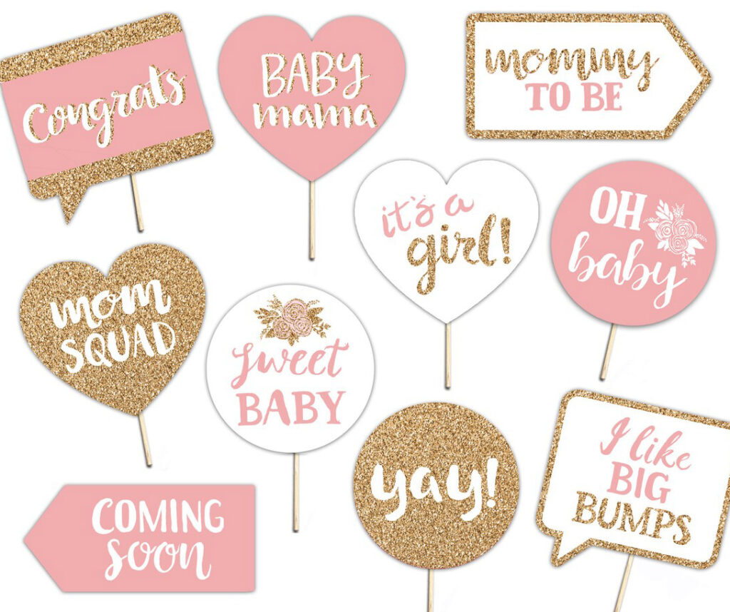 Top 10 Best Baby Shower Photo Booth Props for Cute Baby Parties