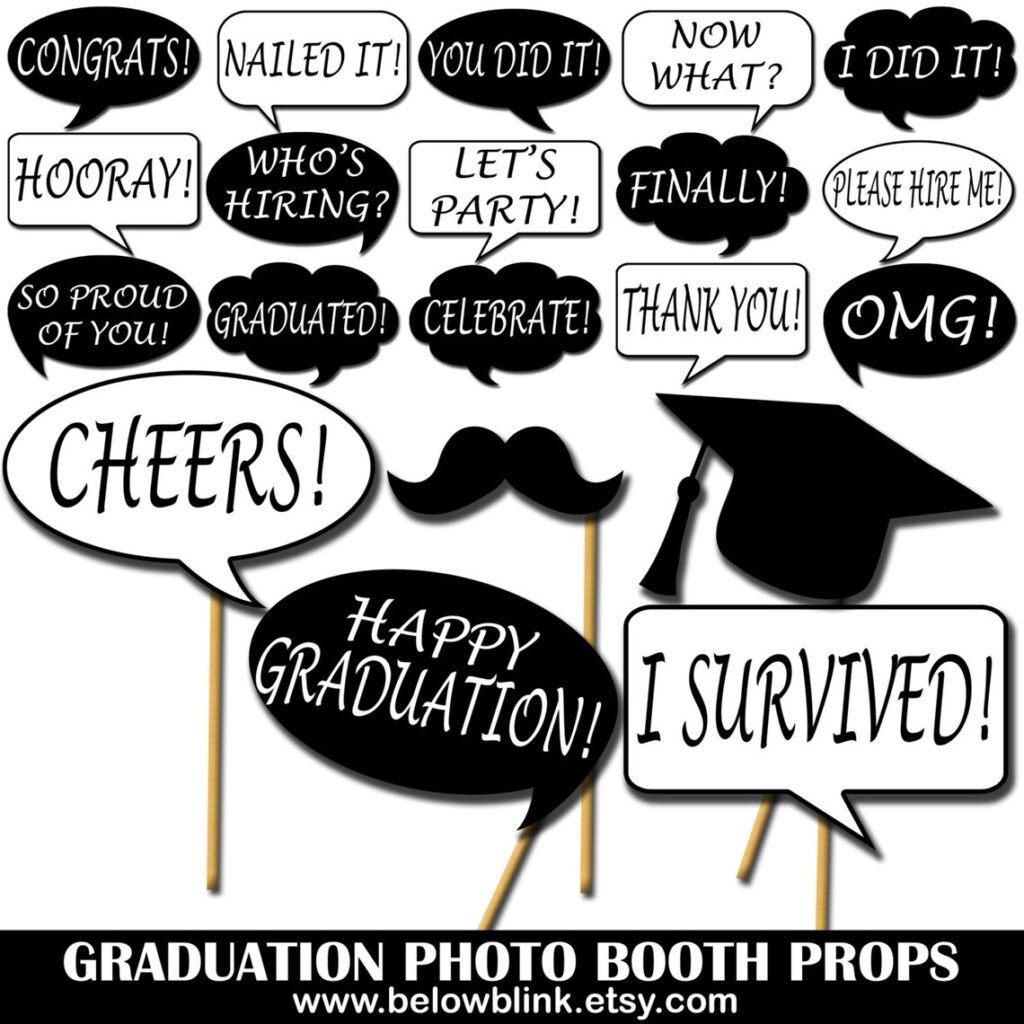 Top 10 Best Graduation Photo Booth Props for Graduation Day