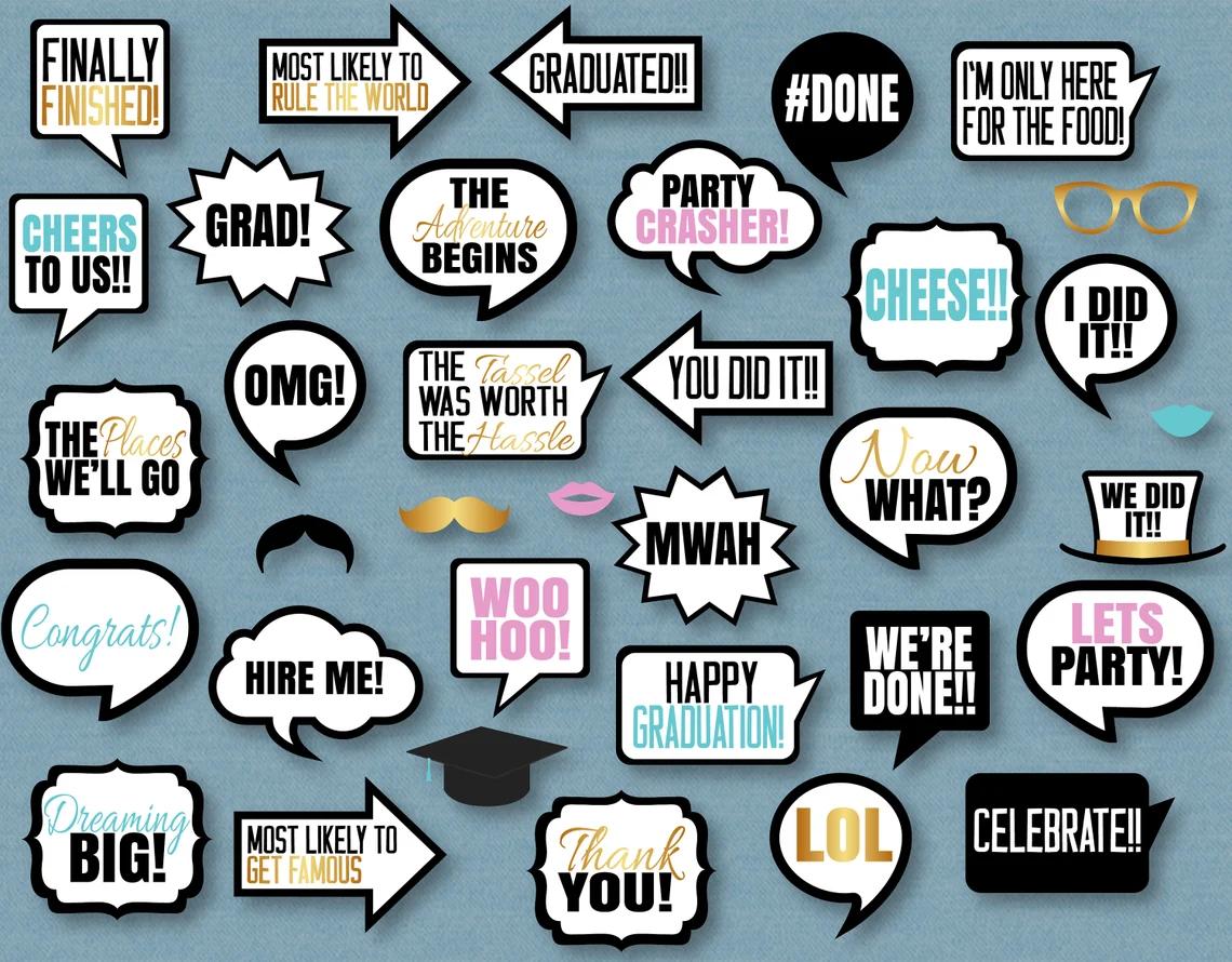 Graduation Photo Booth Props Graduation Photo Booth 05 – 5ouza3balat