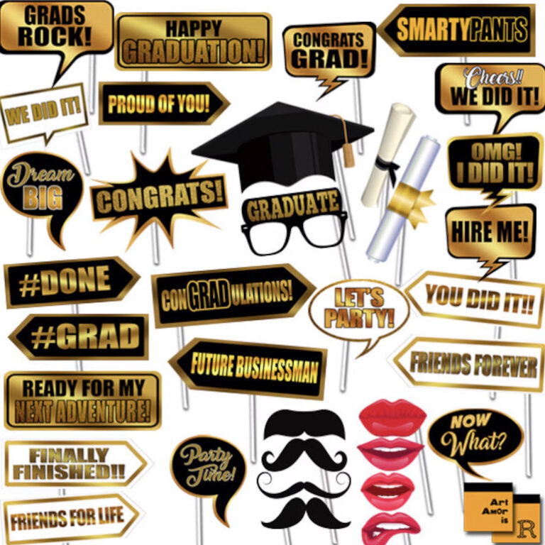 Top 10 Best Graduation Photo Booth Props for Graduation Day